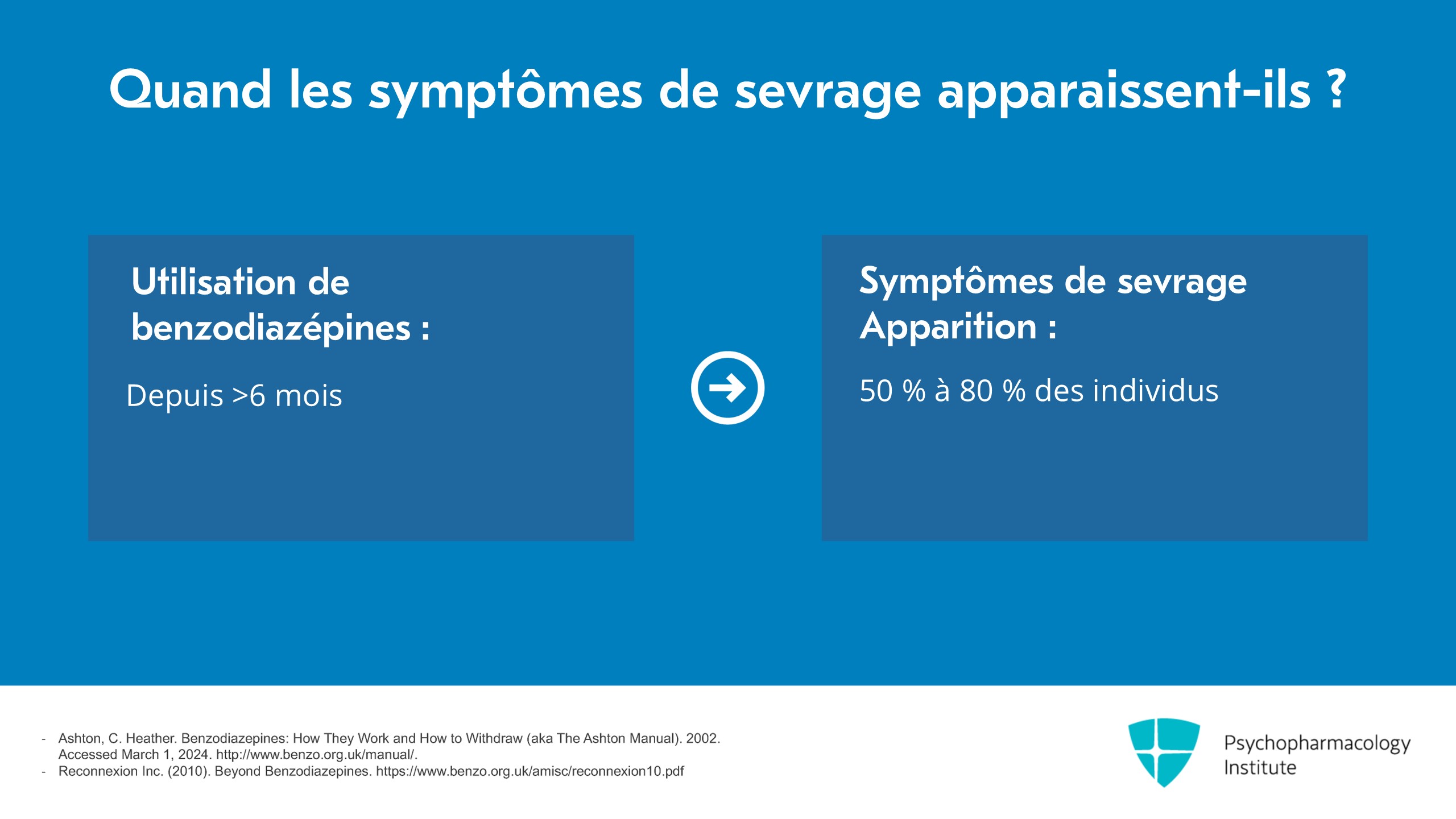 Comprendre et gérer les symptômes de sevrage des benzodiazépines ...