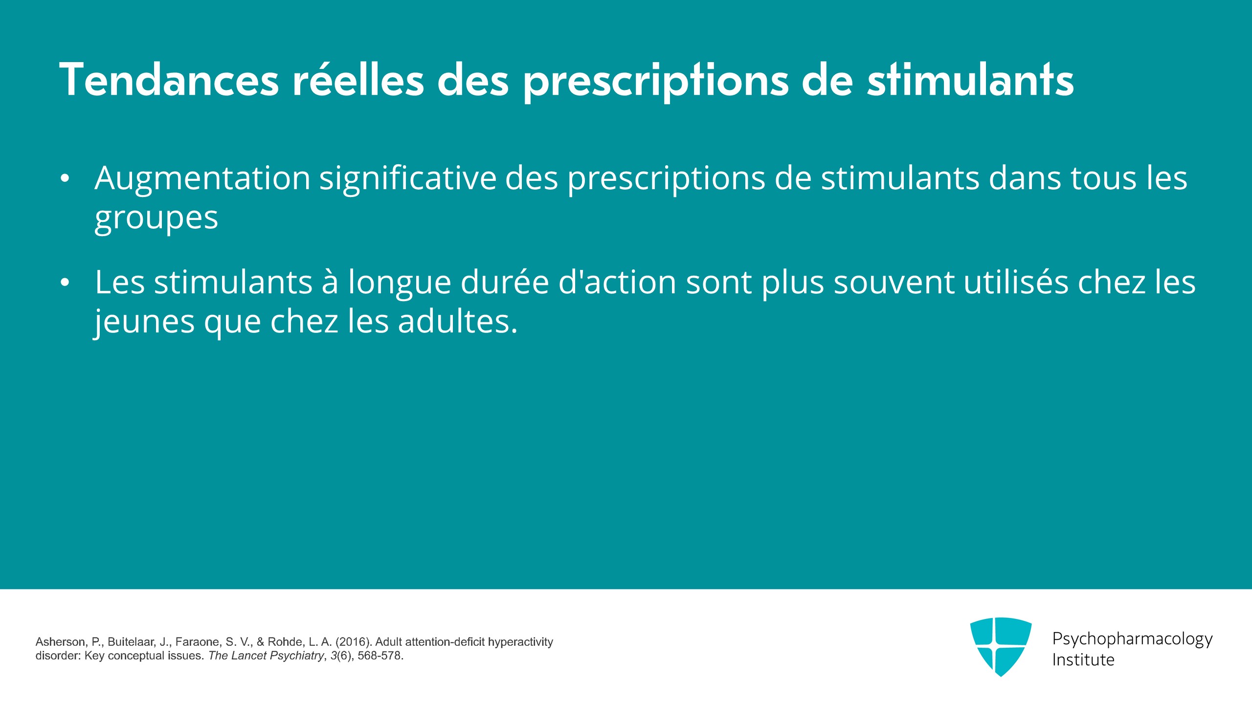 Traitements pharmacologiques du TDAH chez l'adulte : focus sur les ...